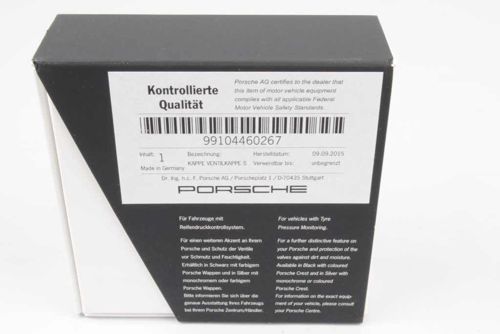 Porsche Valve Stem Cap Set Metal Version (Multiple Color Options ...